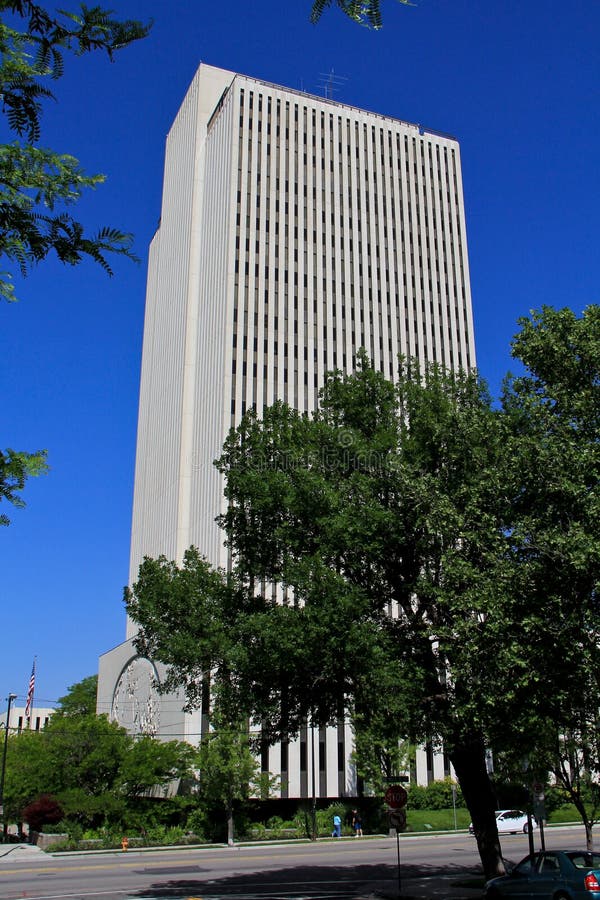 LDS Church Office Building stock image. Image of mormon - 15206429