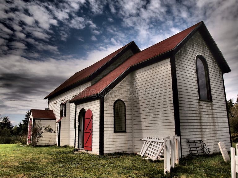 Church stock photo. Image of nova, scotia, church, rundown - 56731286