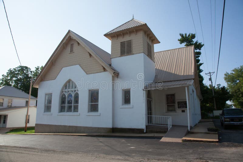 Church stock photo. Image of white, front, building, architecture ...