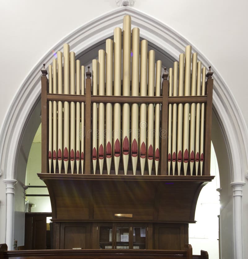 Church organ pipes stock photo. Image of pipes, organ - 26906430