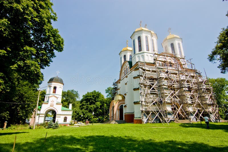 Aerial View of Ostroh Castle in Ostroh Town, Rivne Region, Ukraine ...