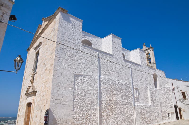 Church of Ostuni. Puglia. stock image. Image of architectural - 25554369