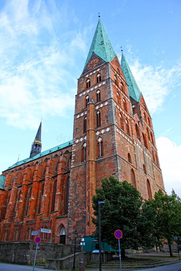 Church of Our Lady in Lubeck Stock Image - Image of building, famous ...