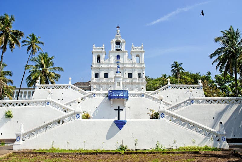 Church in panaji goa india stock image. Image of exterior - 26536905