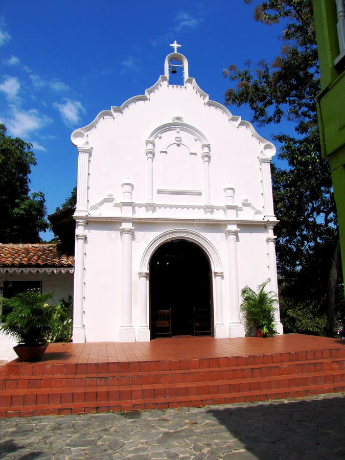 Panama church stock photo. Image of panama, white, church - 129708596