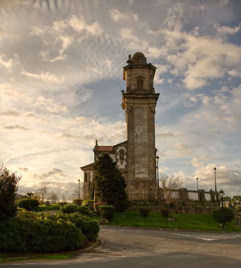 Church of the Park Guide in Vigo. Stock Photo - Image of architecture ...