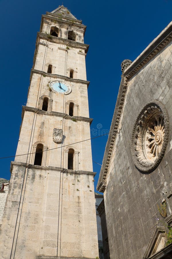 Church in Perast Montenegro Stock Photo - Image of europe, horizontal ...