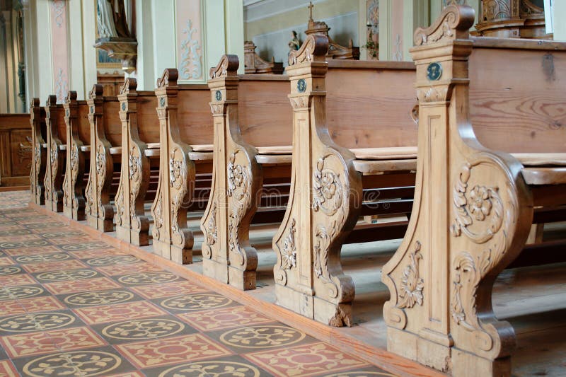 Church pews editorial stock photo. Image of architecture - 19175138
