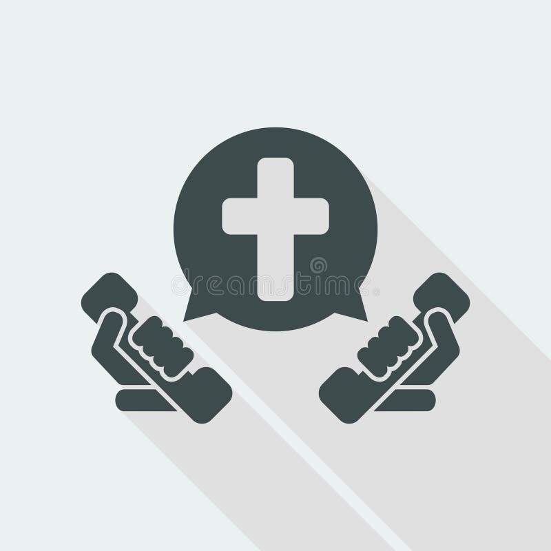 Church phone line stock vector. Illustration of catholic - 117819370