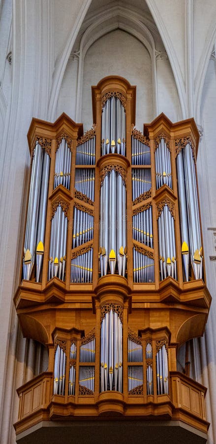 Church Pipe Organ stock image. Image of architecture - 293479805