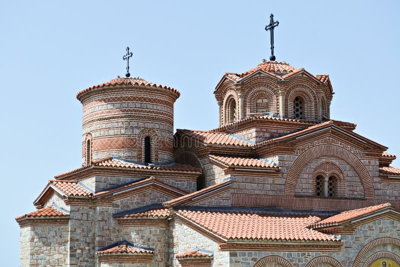 Church of Plaosnik stock photo. Image of macedonian, monastery - 73527108