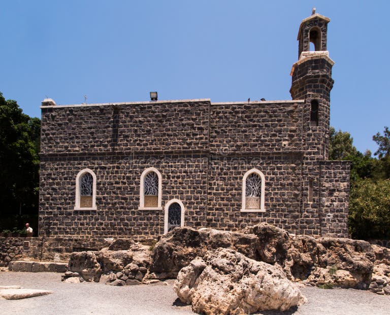 Church of the Primacy of Peter, Tabgha Stock Image - Image of capernaum ...