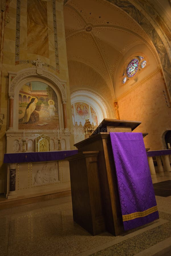 Church Pulpit, Christian Religion Stock Photo - Image of holy ...