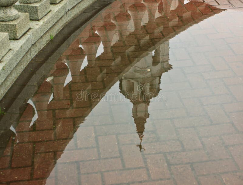 Church reflection stock photo. Image of reflex, reflection - 15242330