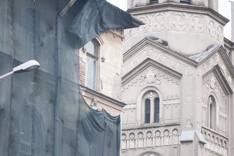 Church Repairs stock photo. Image of renovate, repairs - 11110410