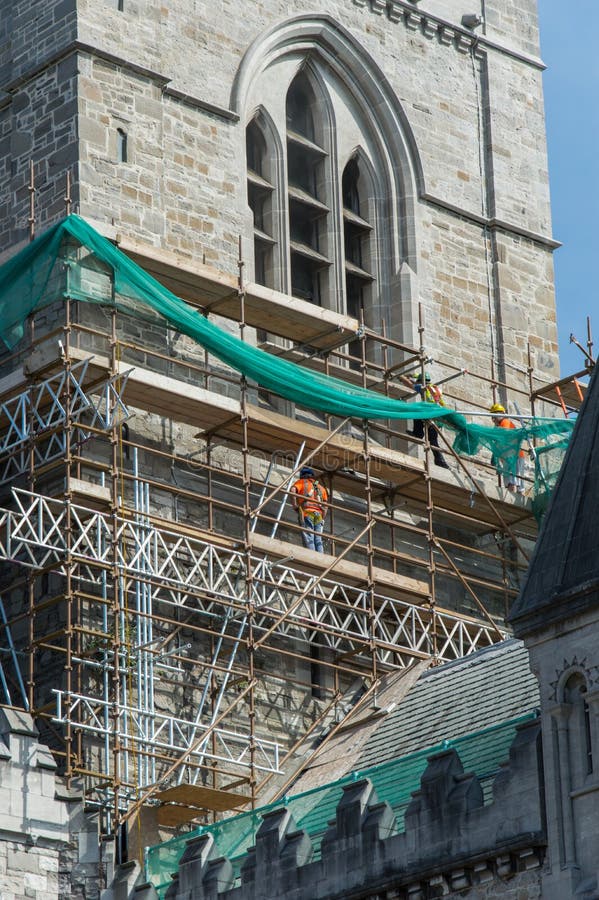 Church restoration editorial stock image. Image of buildings - 58940044