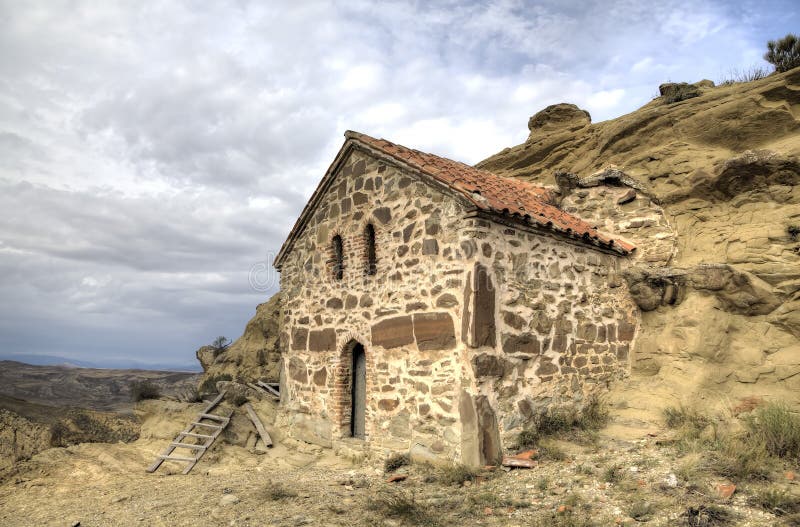 Church of the Resurrection. Monastery Udabno Stock Photo - Image of ...