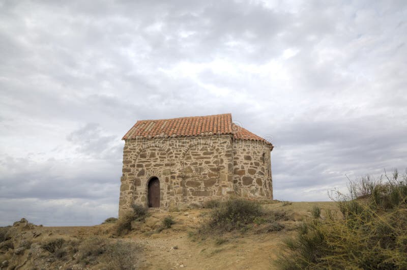 Church of the Resurrection. Monastery Udabno Stock Image - Image of ...