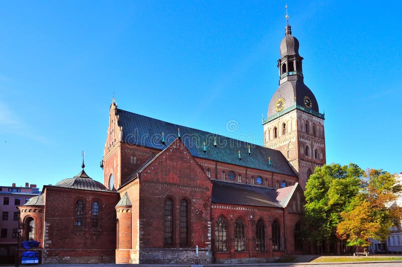 Church in Riga stock image. Image of historic, latvija - 11872167
