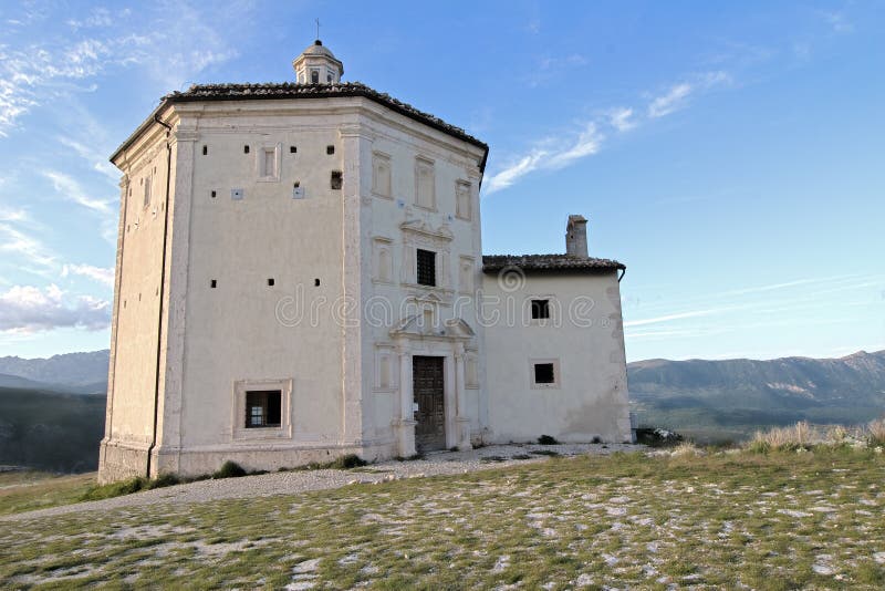 Rocca Calascio. Calascio Castle Inside. Stock Photo - Image of sasso ...