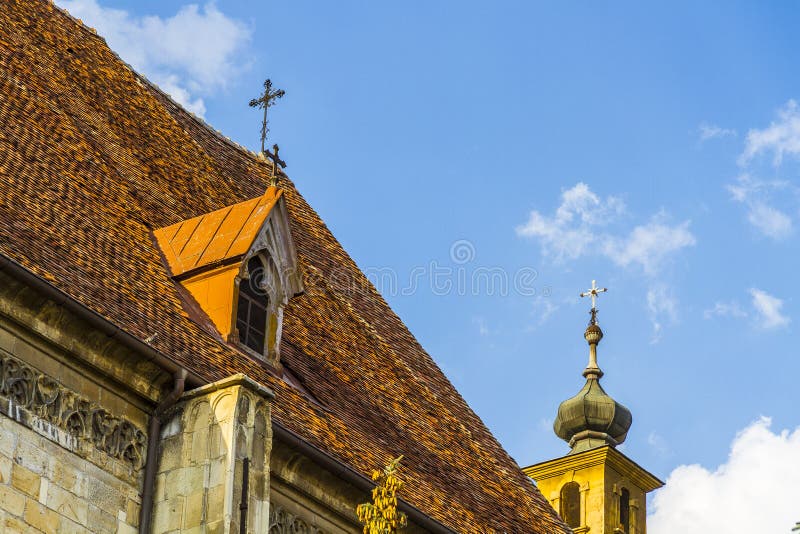 Church roof stock image. Image of cross, jesus, architectural - 36471637