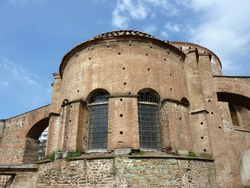 Church of the Rotunda in Salonica, Greece Stock Photo - Image of ...