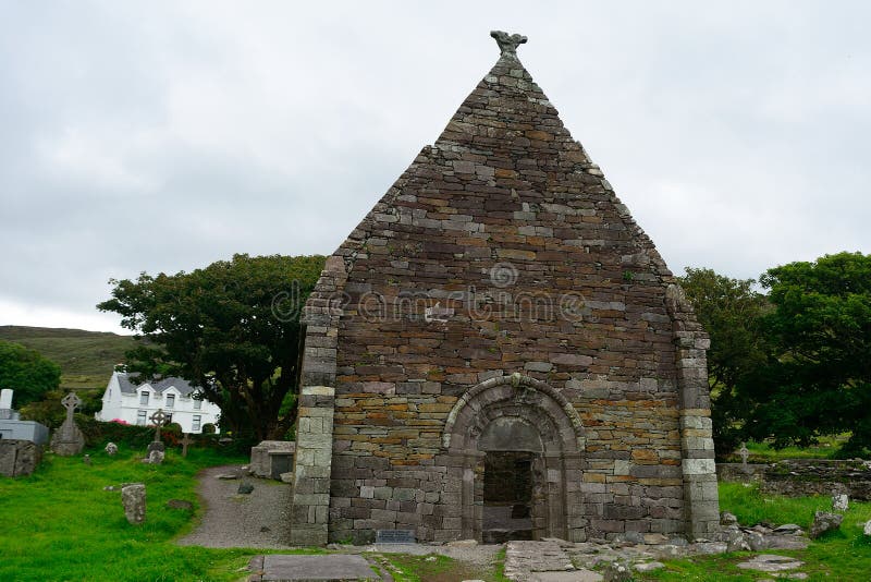 Church Ruins, Kilkalmedar, Ireland Stock Image - Image of church ...