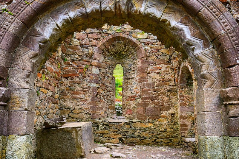 Church Ruins, Kilkalmedar, Ireland Stock Photo - Image of culture ...