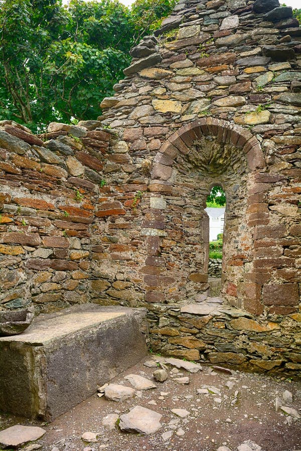 Church Ruins, Kilkalmedar, Ireland Stock Photo - Image of bible ...