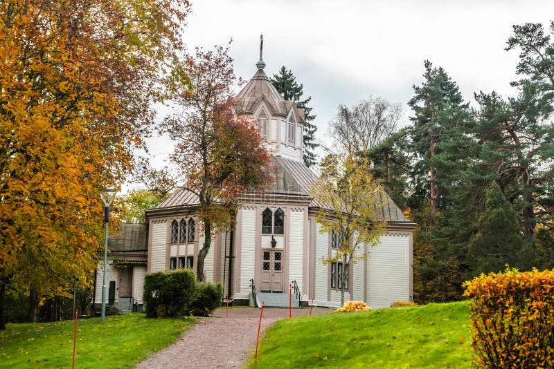 Church of Ruotsinpyhtaa at Autumn. it Was Built in 1770. the Basic ...