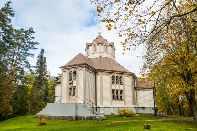Church of Ruotsinpyhtaa at Autumn. it Was Built in 1770. the Basic ...