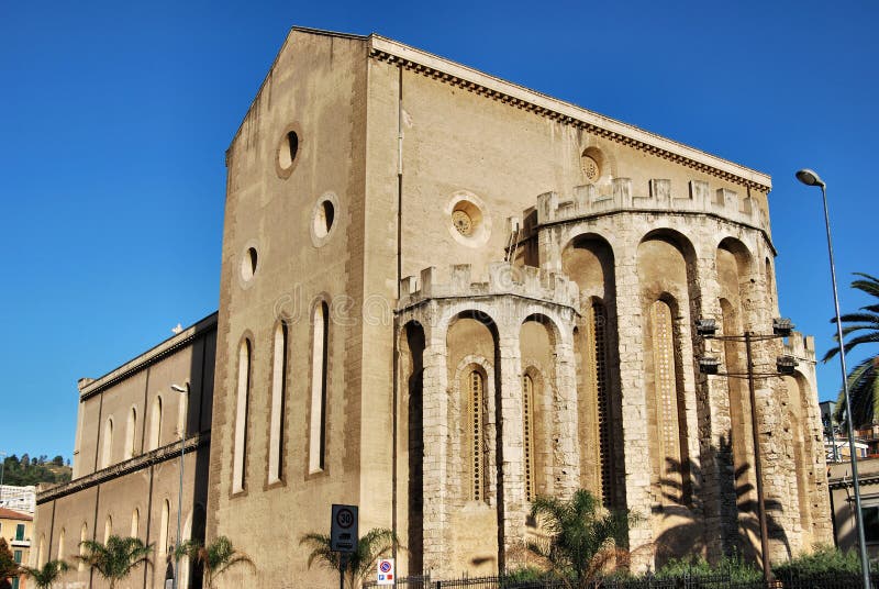Church of S. Francesco - Messina Stock Image - Image of palm, sicilian ...
