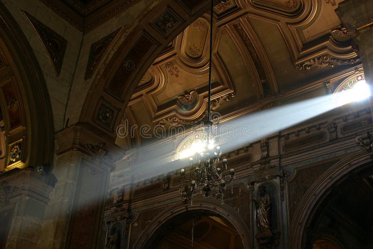 Church s Lightbeam stock image. Image of latin, pillars - 467593