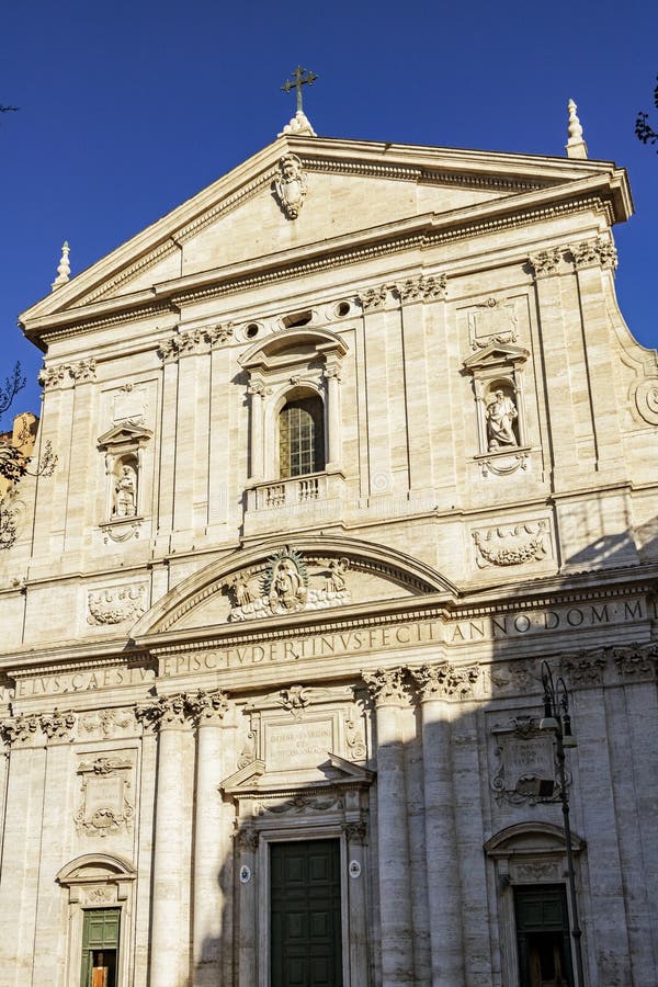 Church of Saint Andrew in Rome Stock Photo - Image of landmark, famous ...