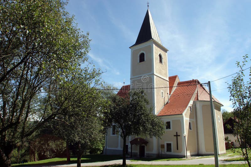 Church of Saint Emeric in Kostel, Croatia Stock Photo - Image of faith ...