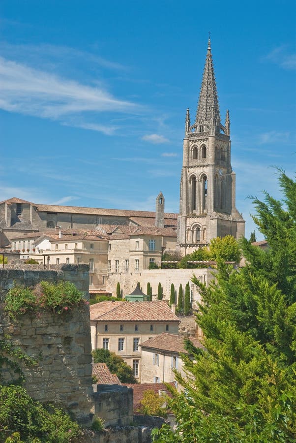 Church of Saint-Emilion, France Stock Image - Image of saint, aquitaine ...