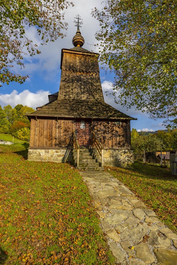 Church of Saint Michael Archangel, Prikra, Slovakia Stock Photo - Image ...