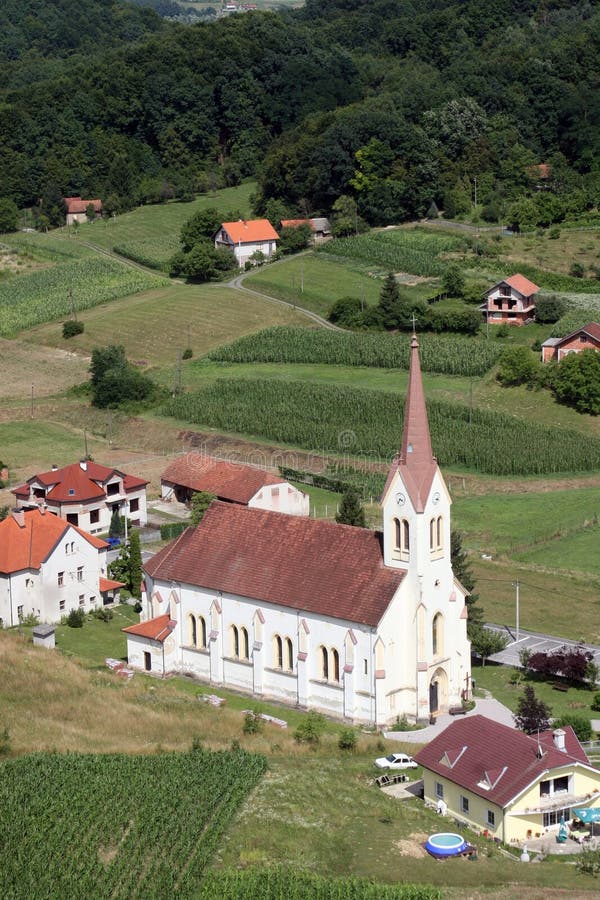 Church of Saint Roch in Luka, Croatia, Croatia Stock Image - Image of ...