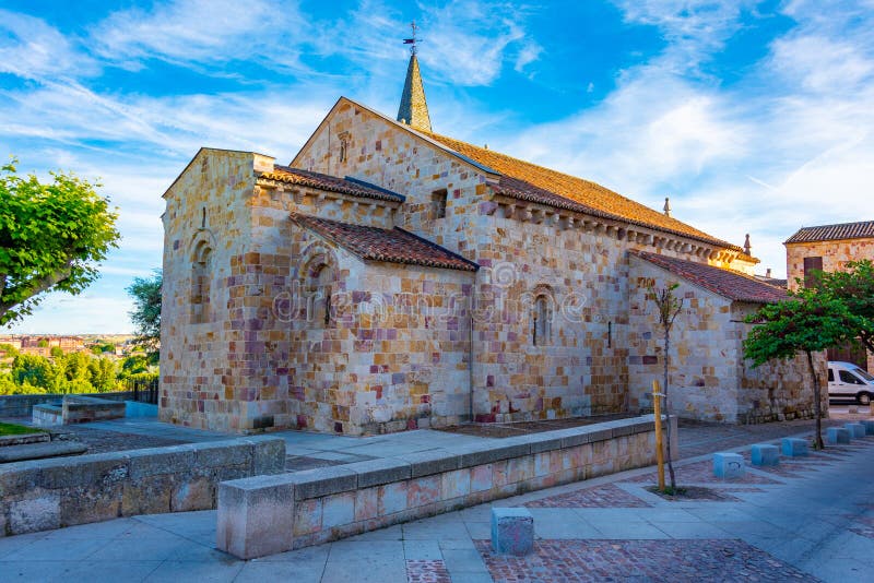 Church of San Cipriano in Spanish Town Zamora Stock Image - Image of facade, pilgrim: 274227467