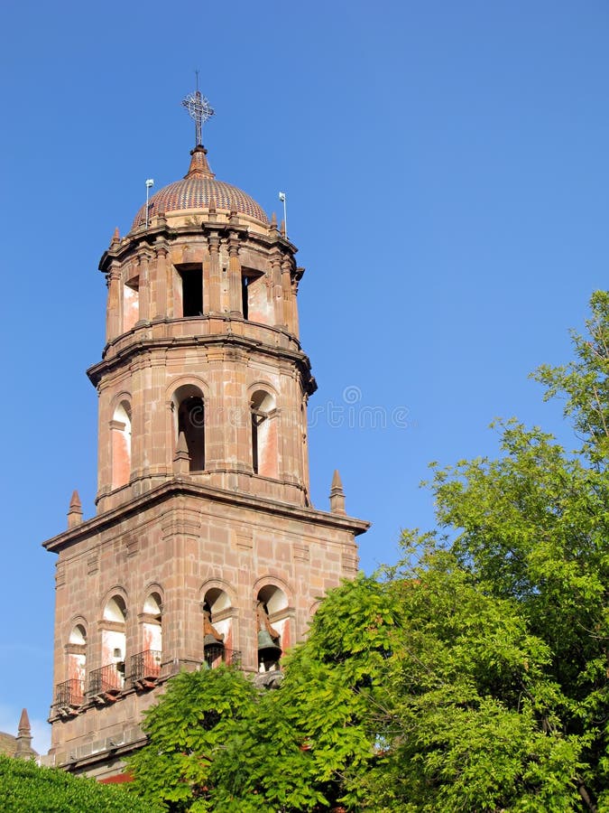 Queretaro Church stock photo. Image of colorful, religion - 3326758