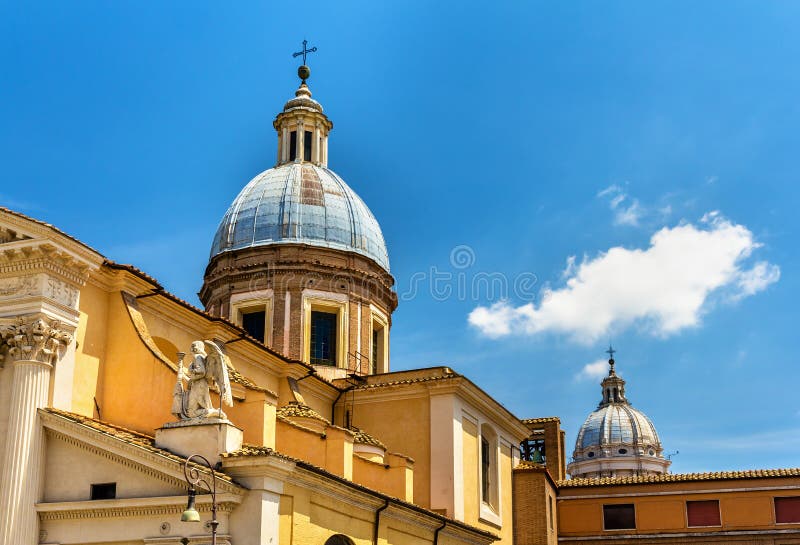 Church San Rocco in Rome, Italy Stock Image - Image of history ...