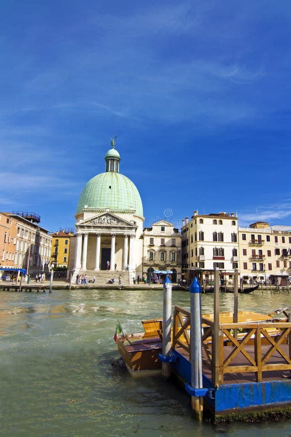 Church of San Simeone Piccolo Stock Photo - Image of european, house ...