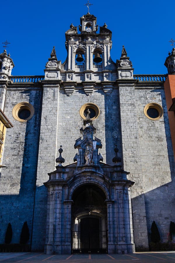 Church of Santa Maria. Tolosa Old Town, Basque Country, Northern Spain ...