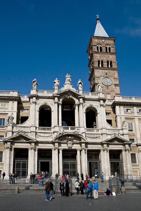 Church of Santa Maria Maggiore, Rome Editorial Image - Image of holy ...