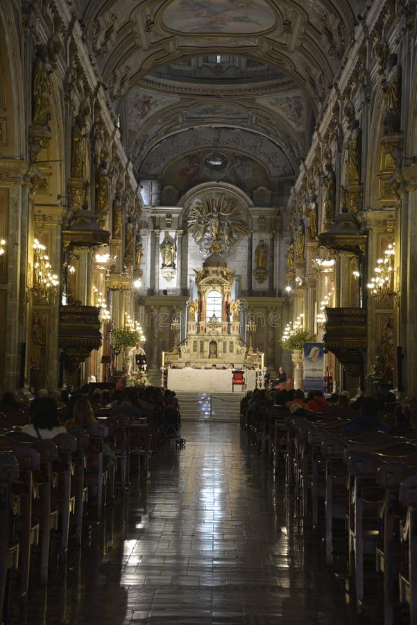 Church in Santiago, Chile editorial stock image. Image of chapel - 63873394