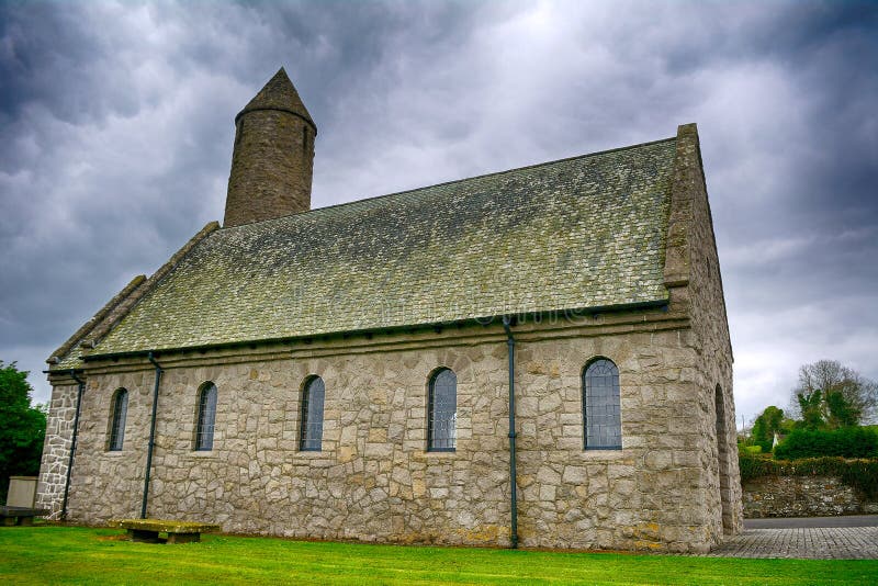 Church, Saul, Northern Ireland Stock Photo - Image of architect, irish ...