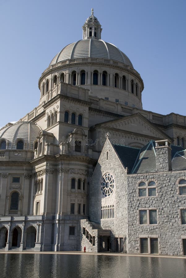 Church of Science in Boston Stock Photo - Image of reflecting, church ...