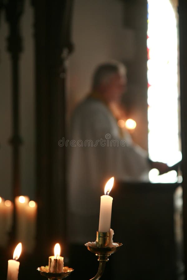 Church Service stock image. Image of wedding, candle, service - 3614265