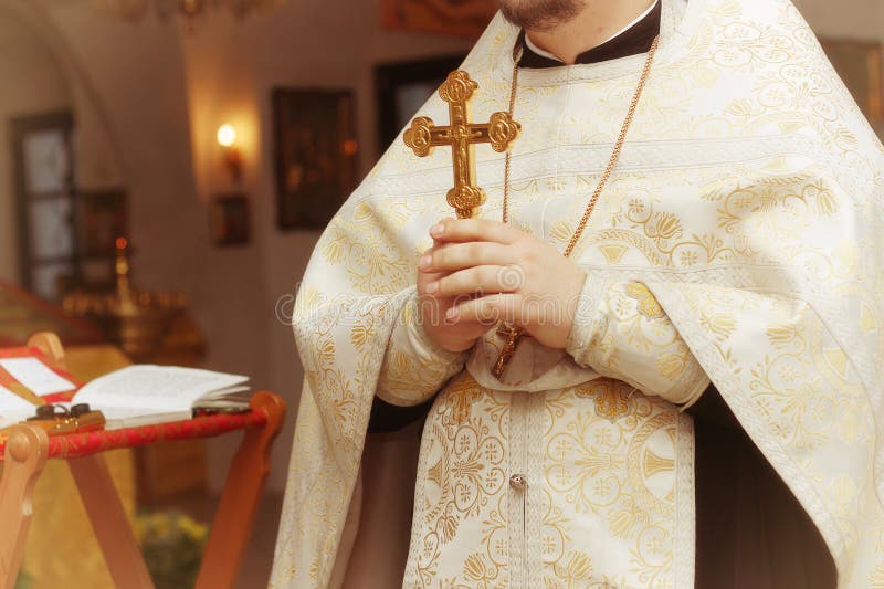 Church service crosses stock photo. Image of adult, inside - 79400860