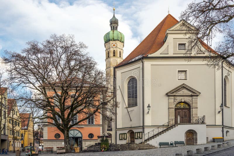 Church in a Small Town in Germany Stock Image - Image of culture ...
